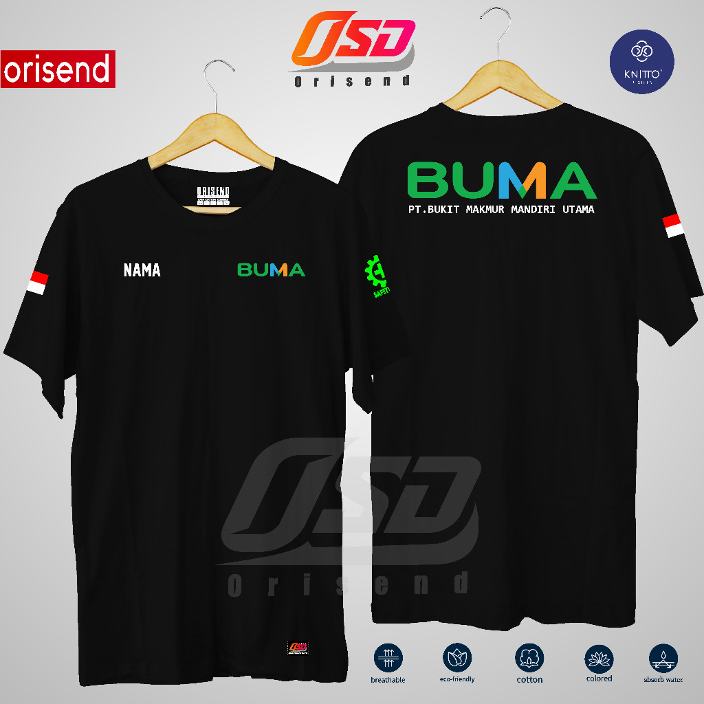 Jual ORISEND KAOS TAMBANG KAOS BUMA(BUKIT MAKMUR MANDIRI UTAMA) BISA ...