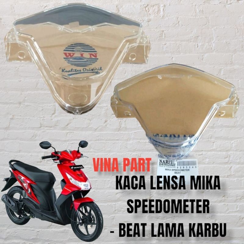 Jual kaca lensa mika speedometer kilometer beat karburator beat lama ...