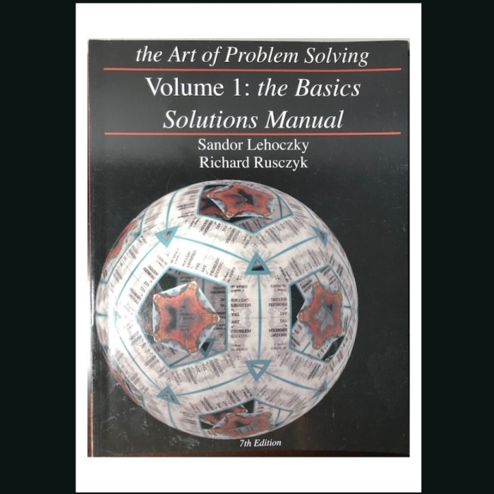 Jual Buku The Art of Problem Solving ( Solutions Manual ) | Shopee ... Jual Buku The Art of Problem Solving ( Solutions Manual ) | Shopee ...