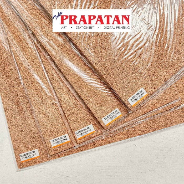 Jual Cork Sheet Board | Gabus Lembaran - 20X30CM 8MM | Shopee Indonesia