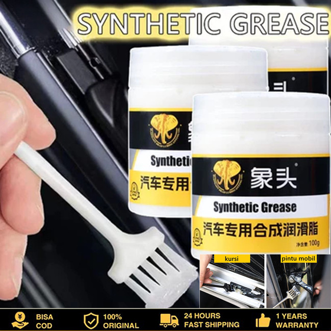 Jual Grease Gemuk Sintetis Warna Putih Untuk Pelumas Engsel Pintu Rel ...