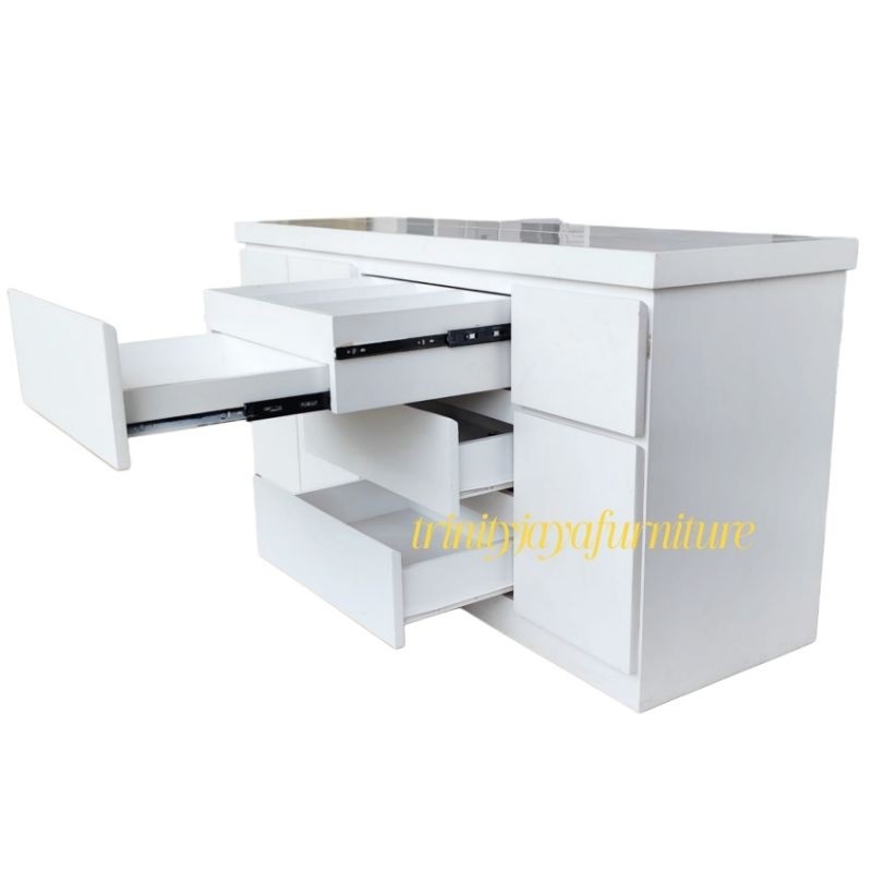 Jual Meja Dapur Kitchen Bawah Bahan Multiplek Duco/Candra Furniture ...