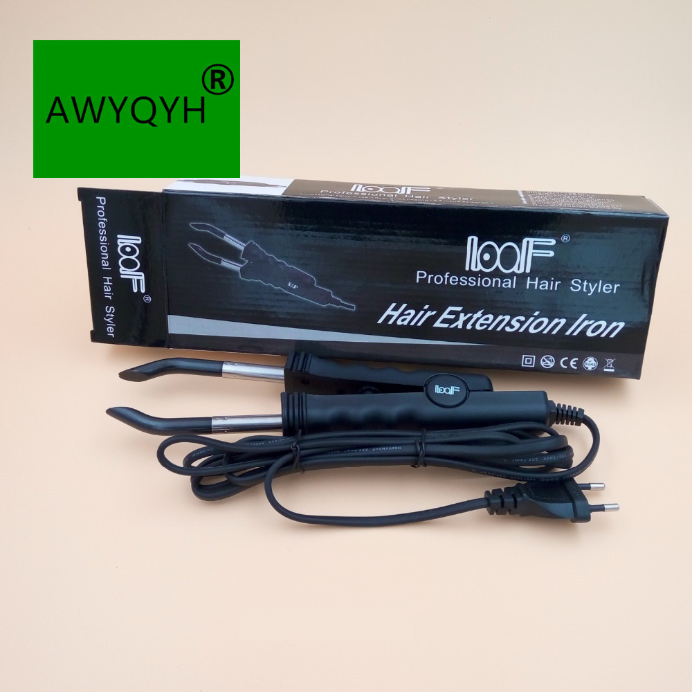 Jual Loof Hair Extension Iron Keratin Bonding Fusion Tools Fusion Heat ...