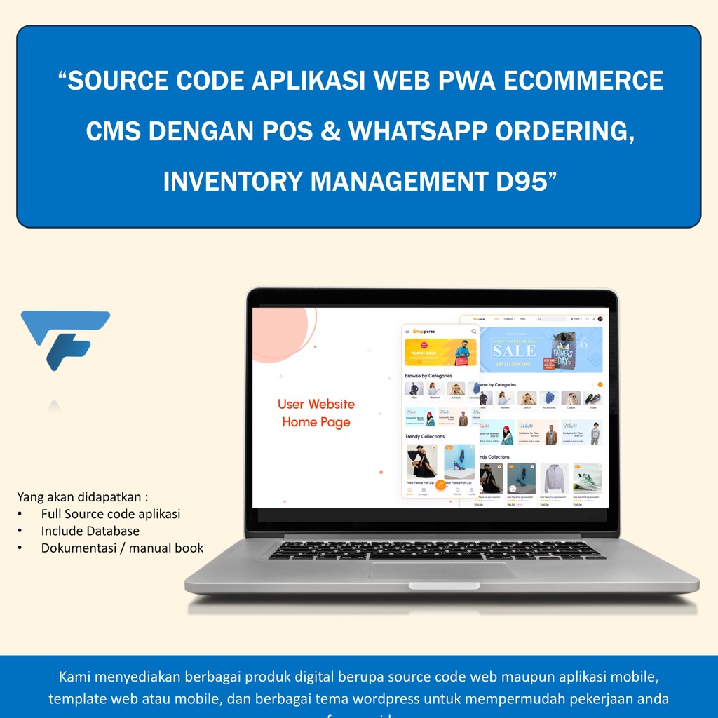Jual SOURCE CODE APLIKASI WEB SHOPPERZZ - PWA ECOMMERCE CMS WITH POS & WHATSAPP ORDERING ...