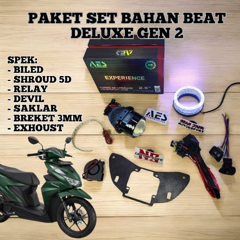 Jual PROJIE PROJECTOR BILED AES TURBO EXPERIENCE 60WATT BEAT DELUXE GEN ...