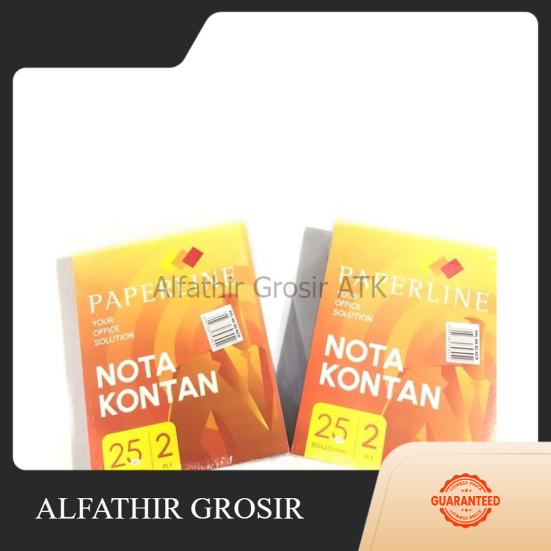 Jual Nota Kontan Paperline Besar/Kecil 2 Ply / Pack Isi - 10 Buku ...