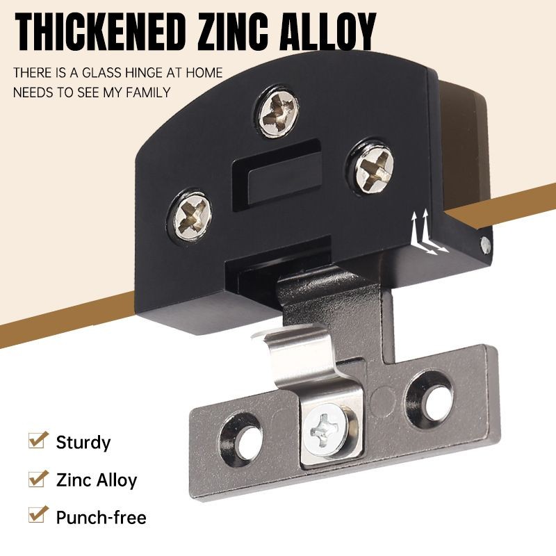 Jual Engsel Jepit Kaca Oval Lemari Glass Door Hinge/Engsel Pintu Lemari ...