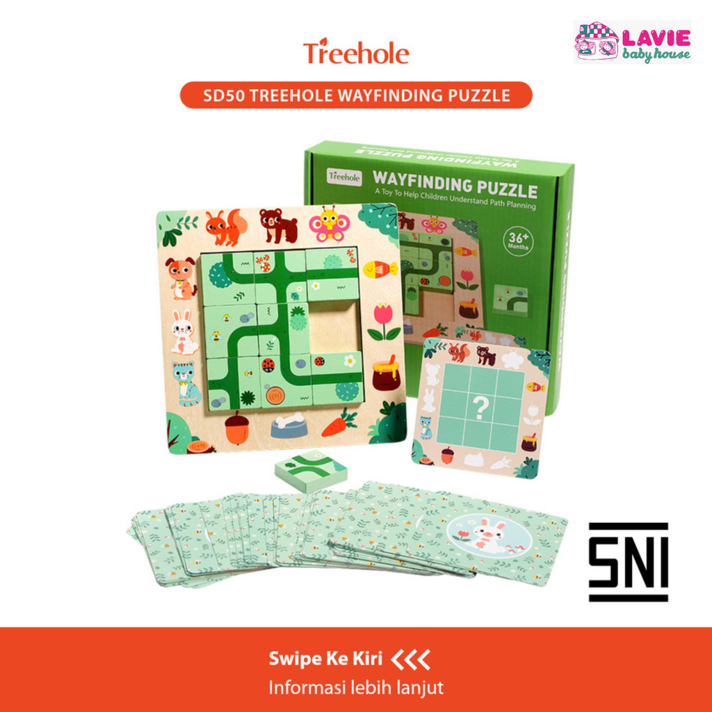 Jual Beringin Toys - Treehole Wayfinding Puzzle / Mainan Montessori ...