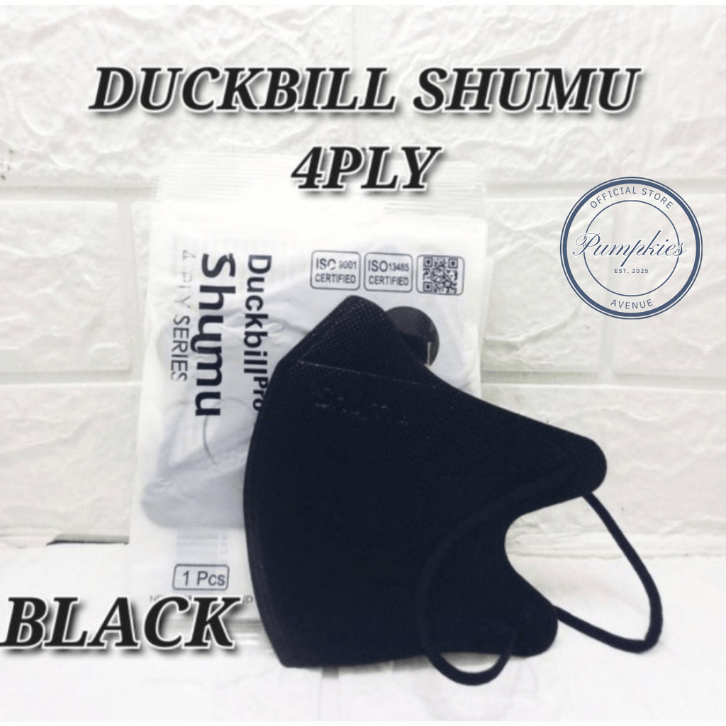 Jual PUMPKIES Original SHUMU Masker Duckbill 4 Ply Kemenkes AKD Kemasan ...