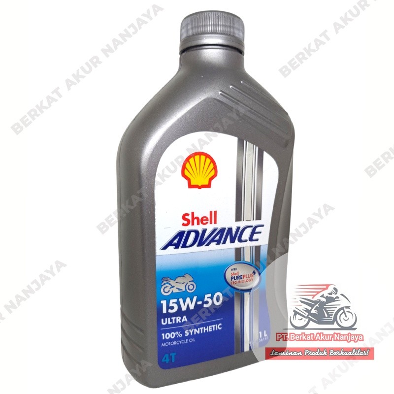 Jual Oli Shell Advance Ultra 15W 50 1L Full Synthetic Sport Garansi ...