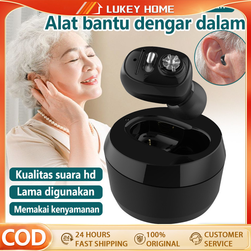 Jual 【COD】Mini Alat bantu dengar yang dapat diisi ulang original hearing aids, alat pendengaran ...