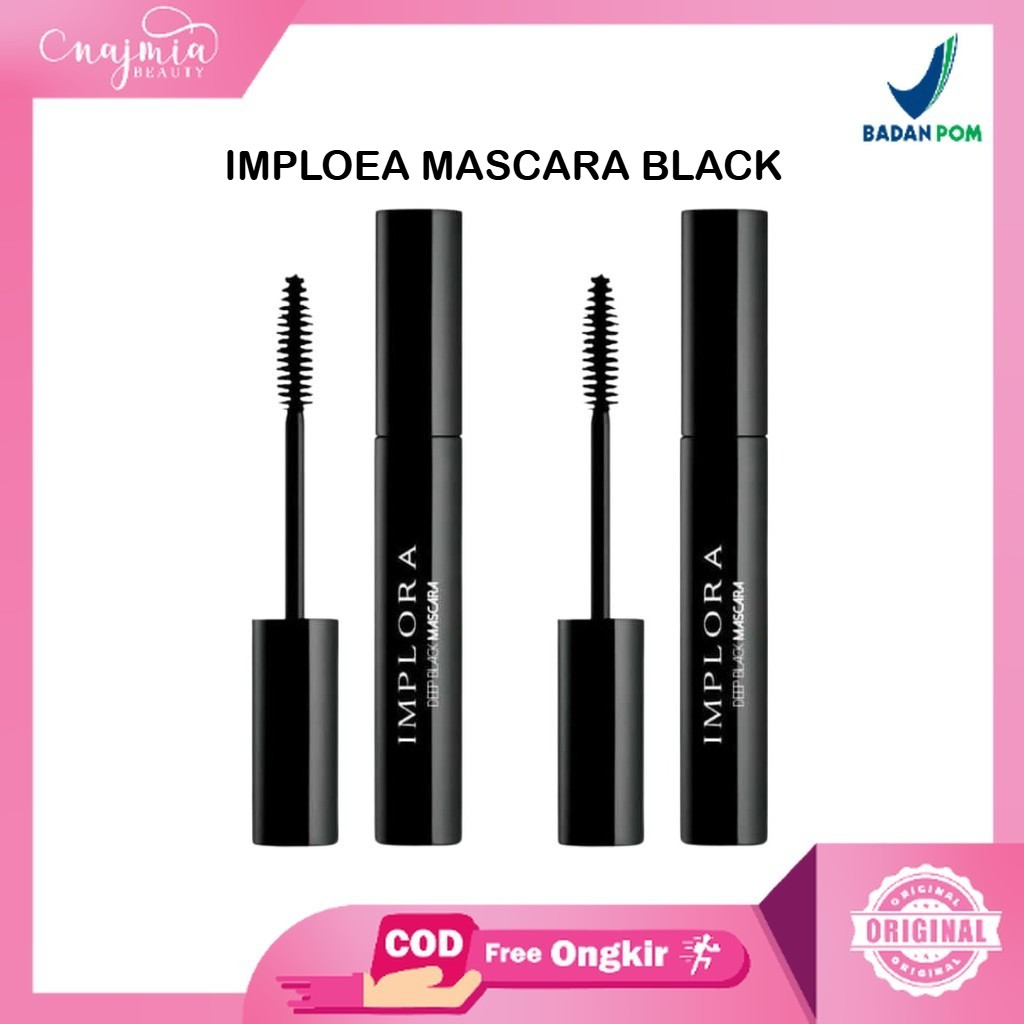 Jual Najmia 2 (Beli 2 lbh murah) Implora Deep Black Maskara/Maskara ...
