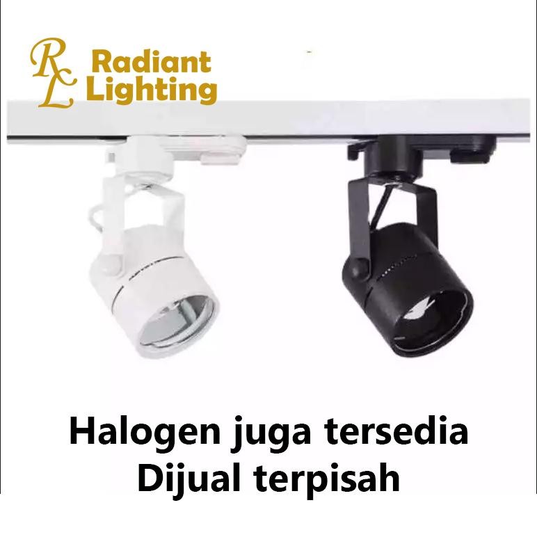 Jual Kap Lampu Sorot Spotlight Plafon Rel Track MR16 | Shopee Indonesia