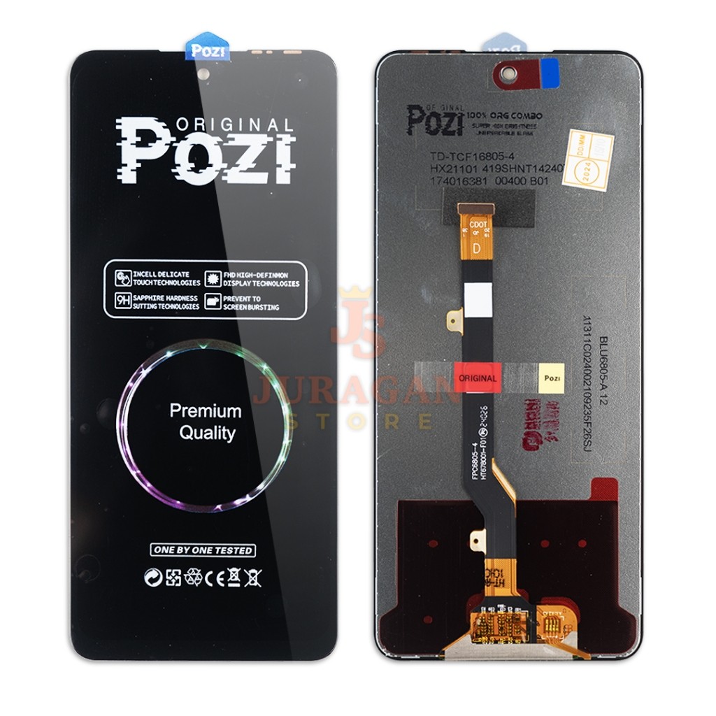 Jual LCD TOUCHSCREEN INFINIX HOT 11S NFC X6812 X6812B COMPLETE 1SET ...