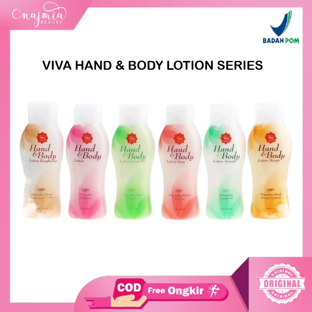 Jual Najmia 2 (Beli 2 lbh murah) Viva Hand & Body Lotion All Varian ...