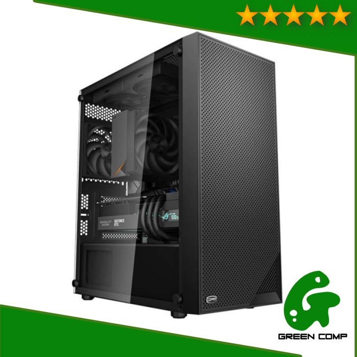 Jual PCCOOLER C3-B310 Black C3B310 Casing PC Hitam M-ATX Gaming Case ...