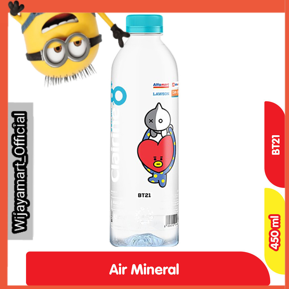 Jual Alfa Air Mineral Clairine 8+ Pet Botol 450 ml | Shopee Indonesia