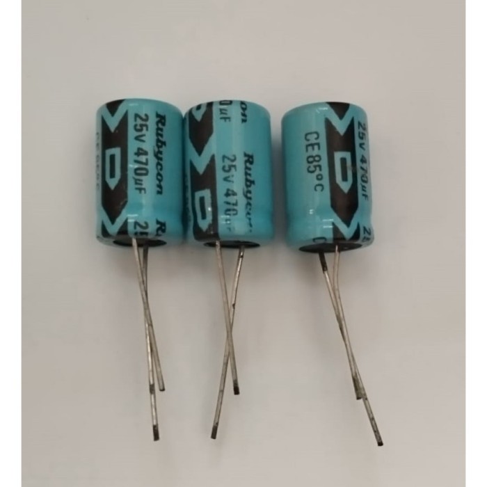 Jual GHS99 Elco Capacitor 470uf 25v Rubycon - Original | Shopee Indonesia