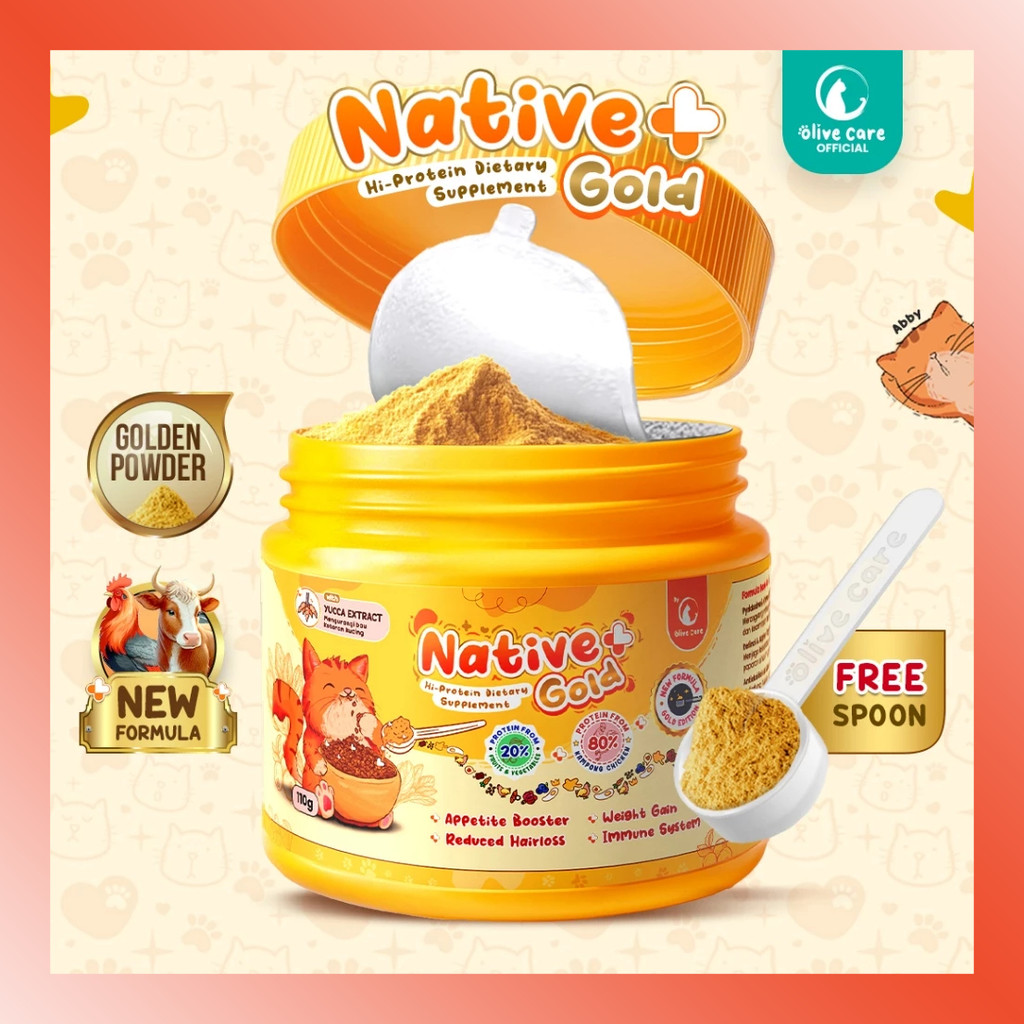 Jual LAMMORO > OC01 Olive Care Vitamin Kucing NATIVE+ GOLD Protein ...