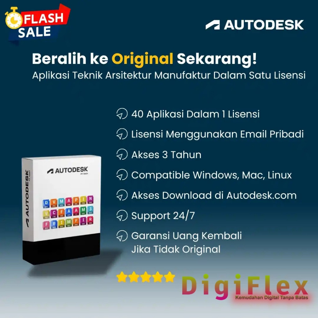 Jual Lisensi Autodesk 3 tahun Original | Shopee Indonesia