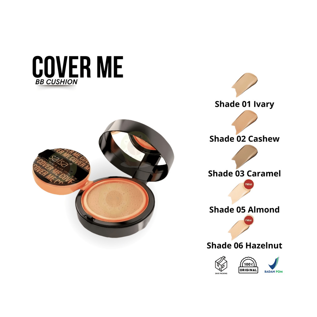 Jual Salsa Cover Me BB Cushion 20gr | Shopee Indonesia