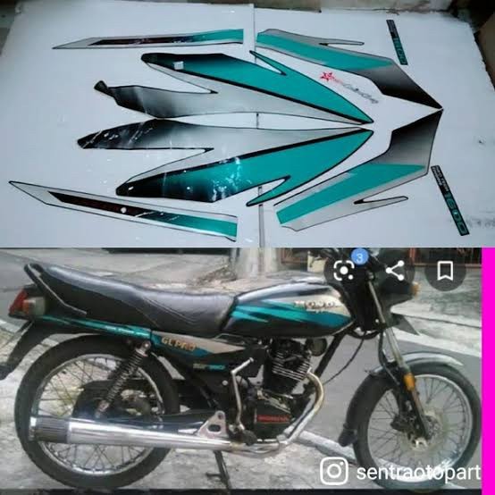 Jual STRIPING STANDAR HONDA GL PRO BIRU 1996 1997 POLET STIKER | Shopee ...