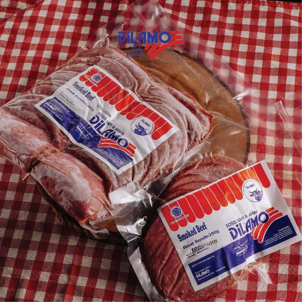 Jual Dilamo Daging Smoked Beef 250 & 1000 gram | Shopee Indonesia