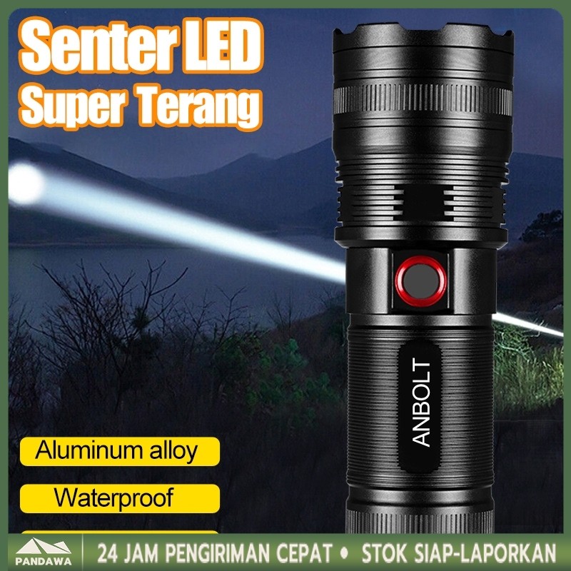 Jual G35 Senter LED Super Terang Tahan Lama 100000 Lumens Senter Tahan Air 5 Light Mode Senter ...