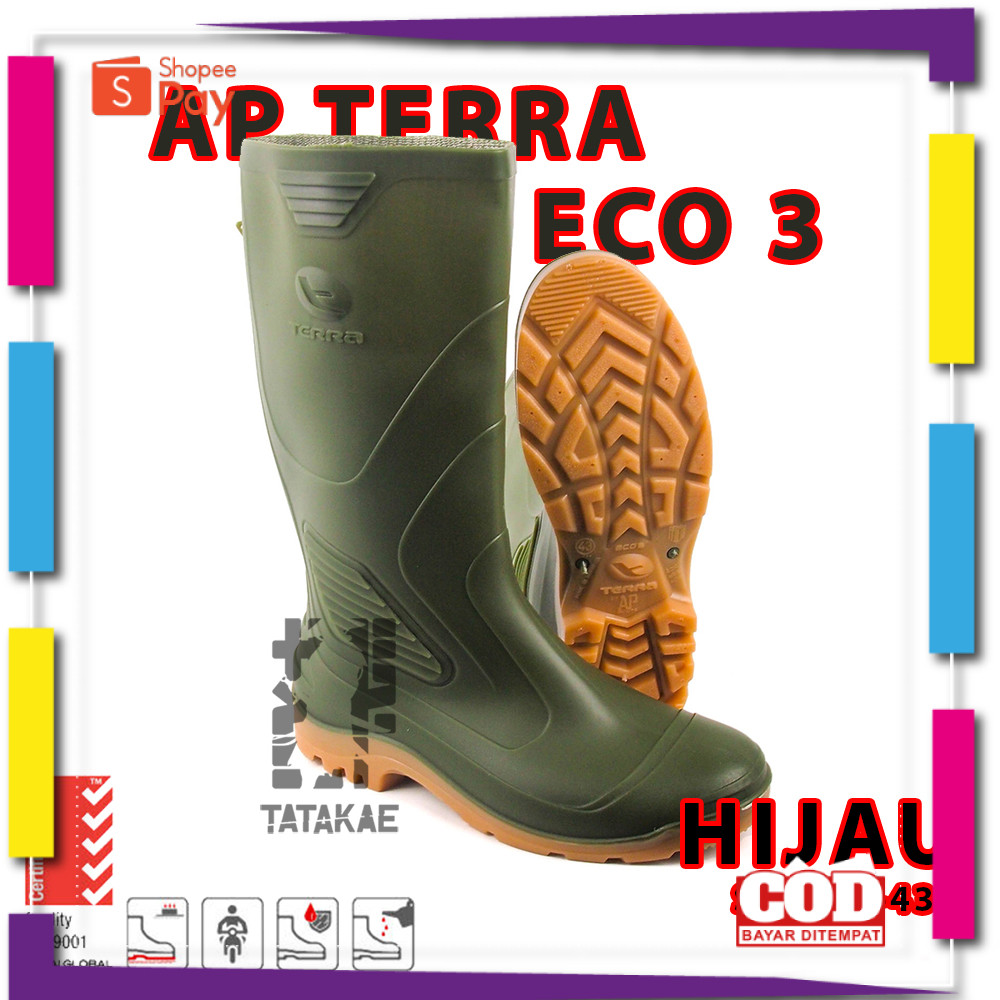 Jual [PREMIUM ORIGINAL] AP Boots Terra Eco 3 Hijau Hitam Kuning Orange ...
