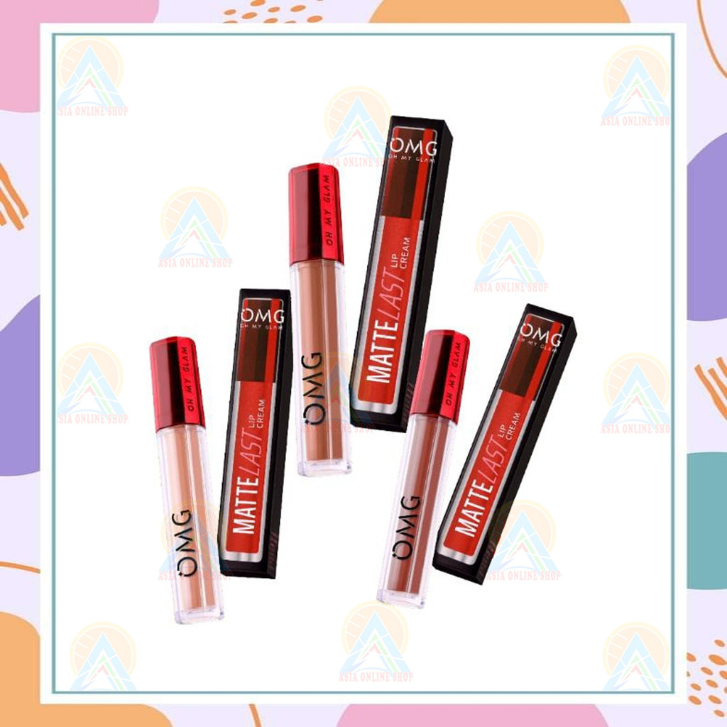 Jual OMG OH MY GLAM Mattelast Lip Cream 2.9 g - Lip Cream Matte Dengan ...
