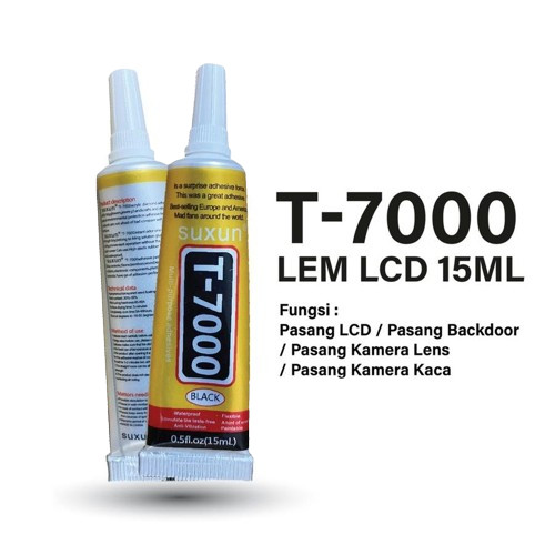 Jual LEM T7000 LCD LAYAR HP TOUCH SCREEN HITAM 15 ML | Shopee Indonesia