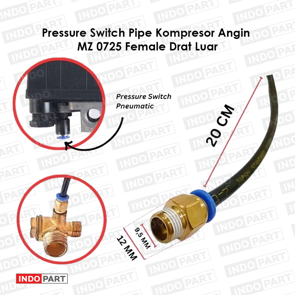 Jual Pressure Switch Pipe MZ 0725 Pipa Otomatis Kompresor Angin ...