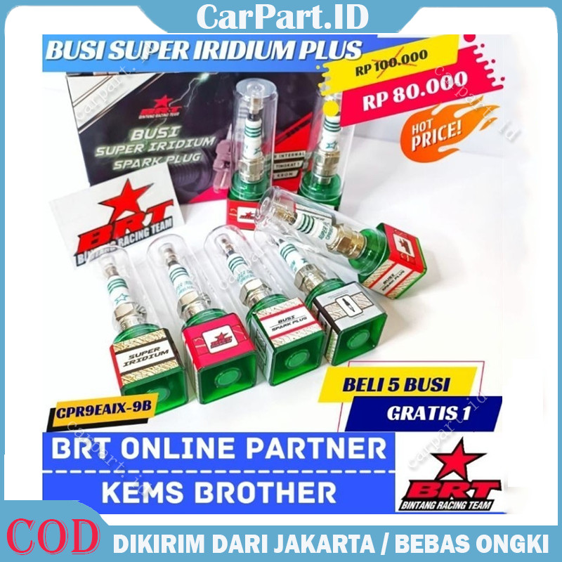 Jual BUSI RACING - Busi BRT Super Iridium Beat Scoopy Vario Nmax Aerox Mio M3 PCX BUSI RACING ...