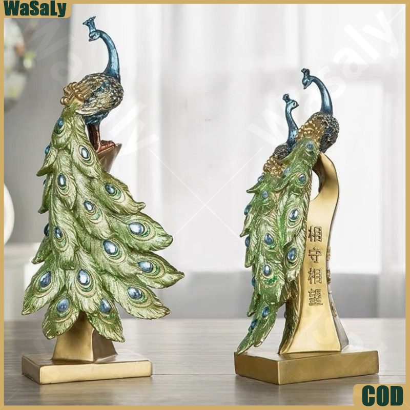 Jual Merak Ornamen Rumah Kreatif Resin Kerajinan Dekorasi Ruang Tamu ...