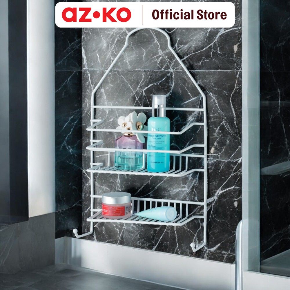 Jual AZKO Stora Rak Dinding Kamar Mandi Ea-350018 - Putih Shower Wall ...