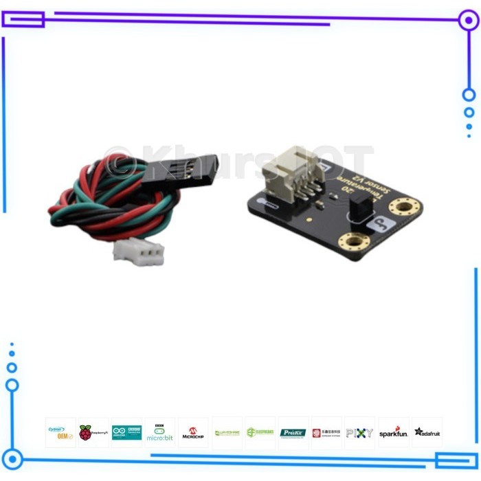 Jual Gb99 Dfrobot Gravity Ds18b20 Temperature Sensor Arduino 6223