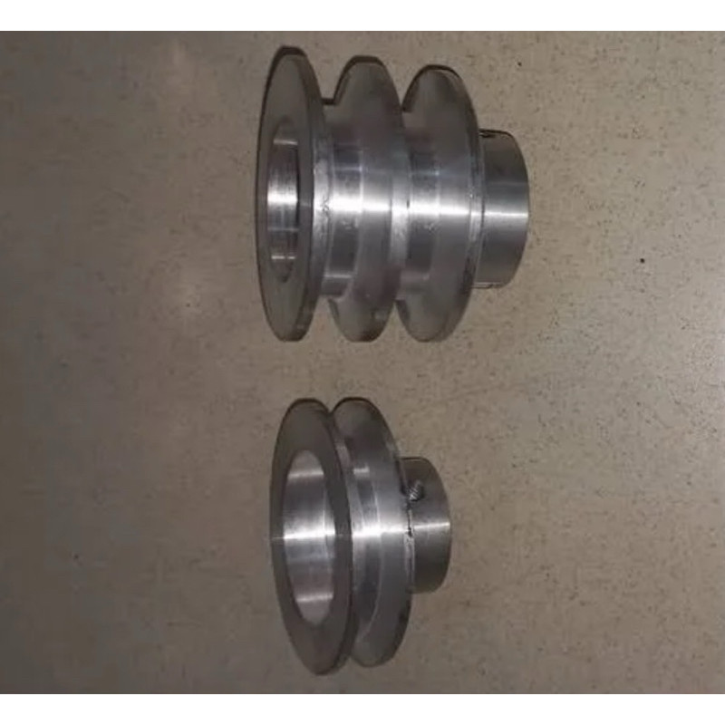 Jual POLY PULLEY PULY ALU 1 BELTING dan 2 BELTING ALUMINIUM 3” as 24mm ...