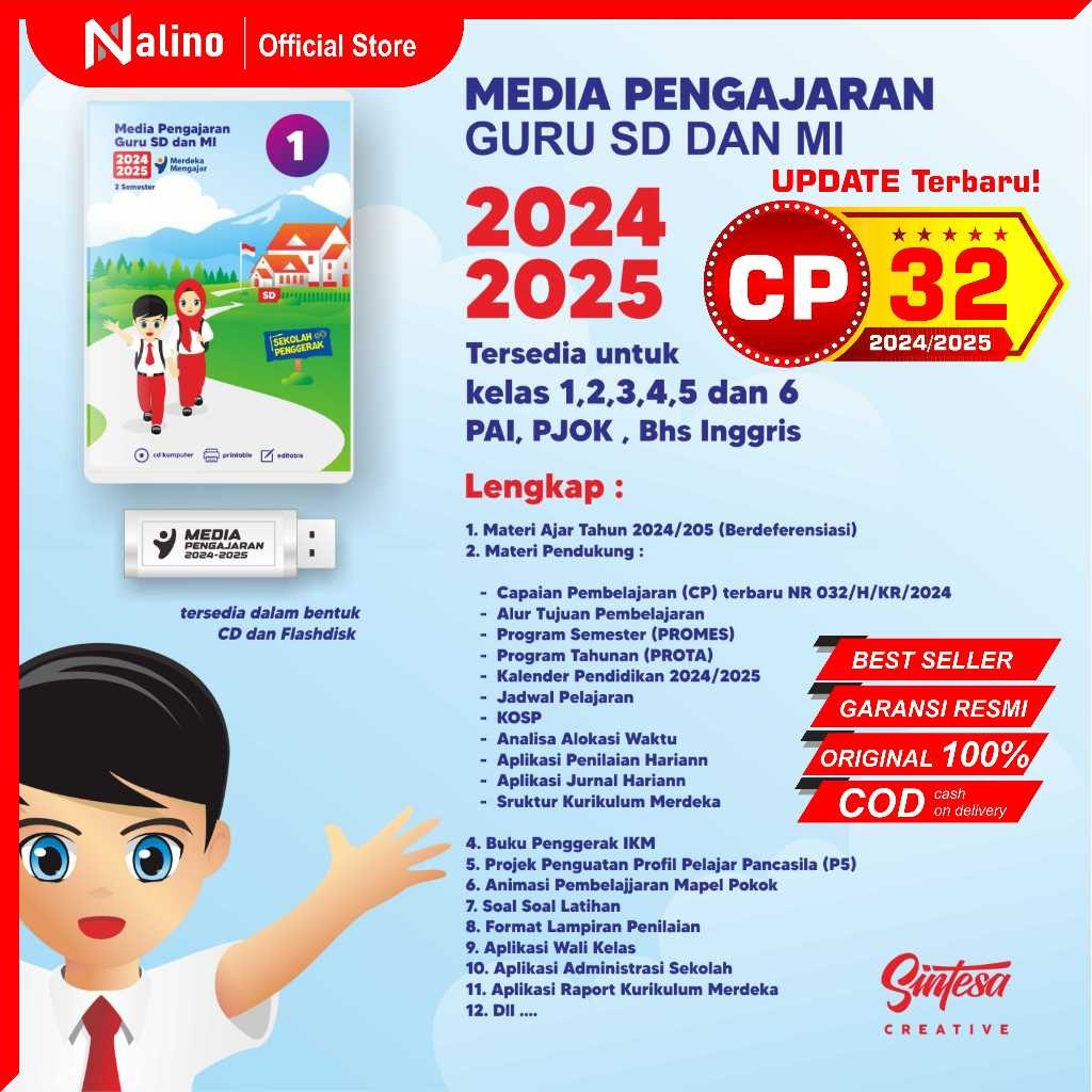 Jual MODUL AJAR KURIKULUM MERDEKA CP 32/2024 SD KELAS 123456 - PJOK - PAI - B. INGGRIS TERBARU 2 ...