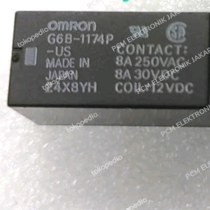 Jual SB99 relay omron asli g6b-1174p-us 12vdc 8a 8ampere 8 ampere | Shopee Indonesia