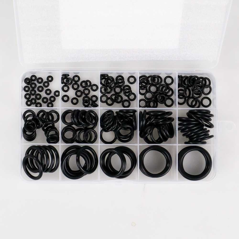 Jual Karet Rubber O-Ring Seal Tightening Multifungsi 200pcs/ 250pcs Karet O ring / 1 Box Isi ...
