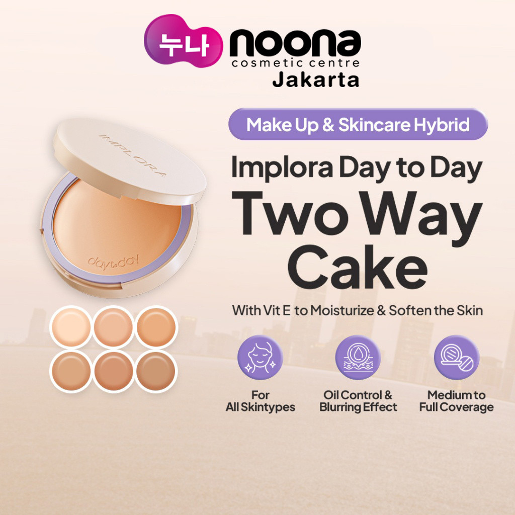 Jual IMPLORA DAY TO DAY TWO WAY CAKE 10gr FULL/REFILL | Shopee Indonesia