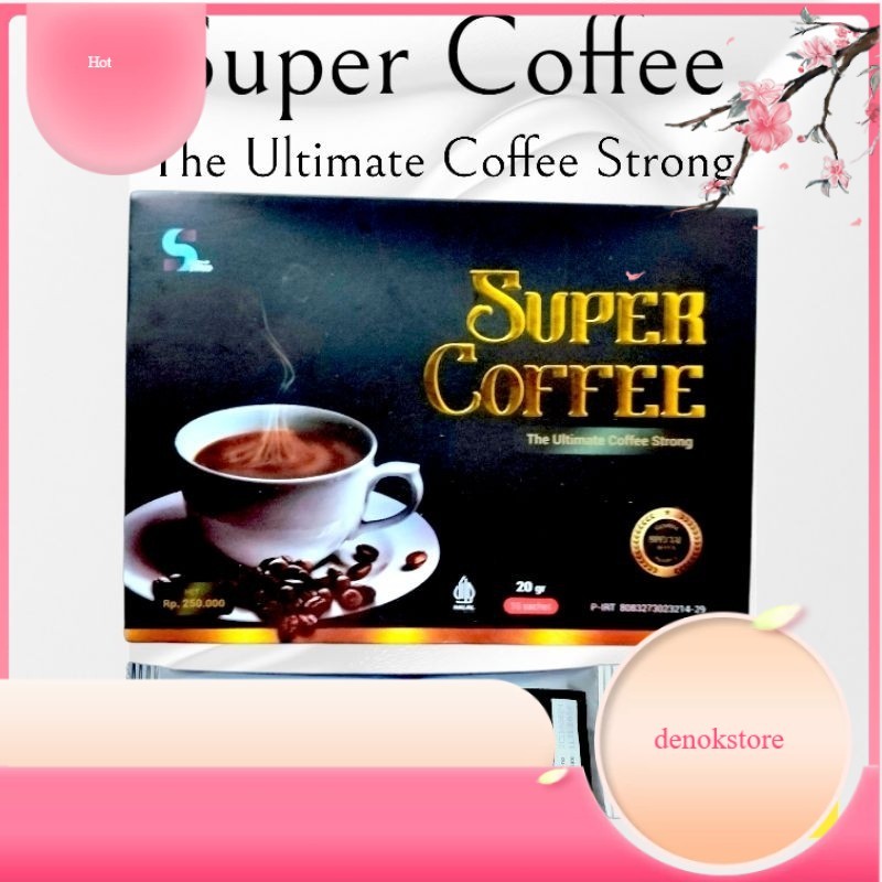 Jual SUPER COFFEE 1 BOX ISI 10 SACHET THE ULTIMATE COFFEE STRONG ORIGINAL SBB | Shopee Indonesia