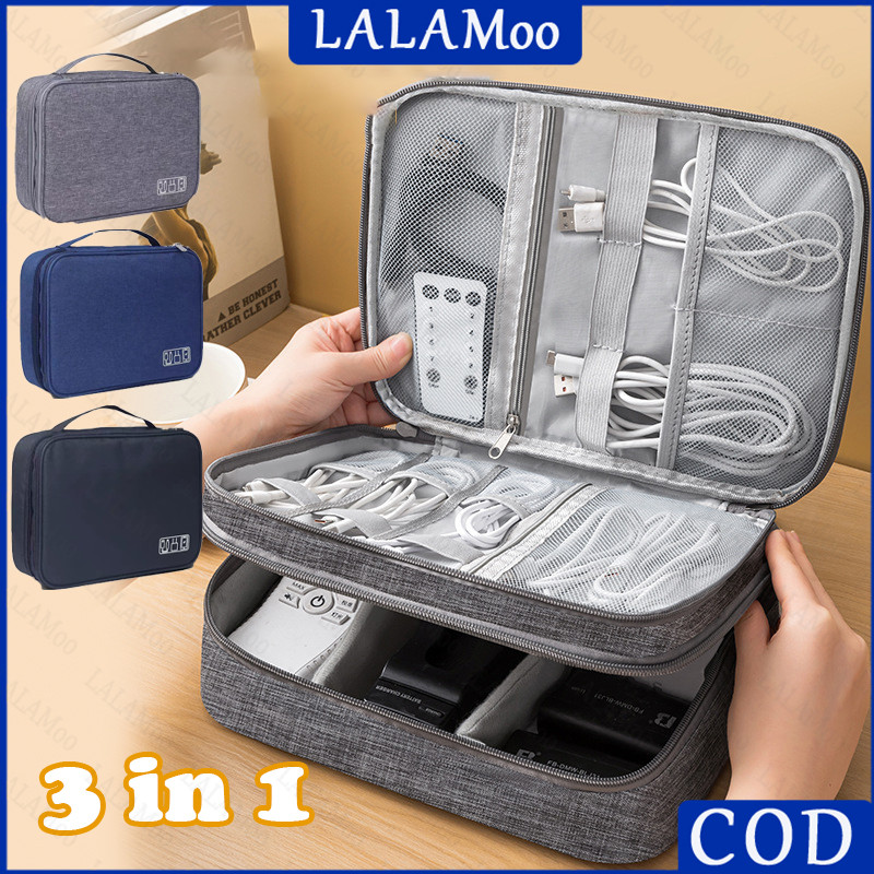 Jual 3 Layer Waterproof Berkualitas / Tas Digital Gadget Double Layer ...