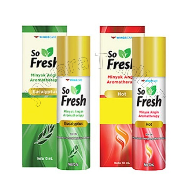 Jual 2 Pcs So Fresh Minyak Angin 10ml - Eucalyptus/Hot Aromaterapy ...