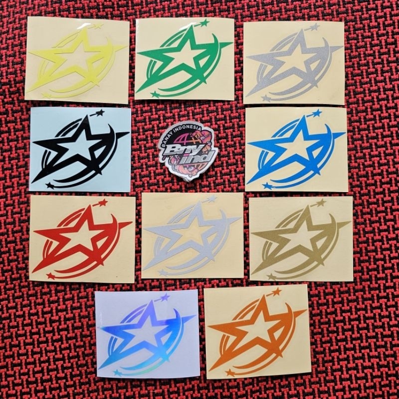 Jual Stiker Sticker Bintang Star Cutting Stiker Sticker Bintang Star ...