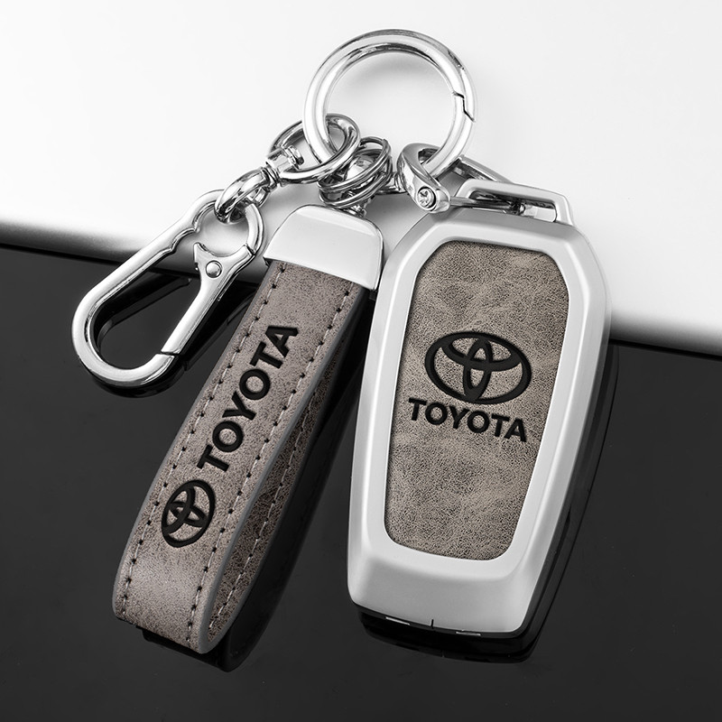 Jual Car Key Case Cover Shell For Toyota Land Cruiser 200 Prado Crown ...