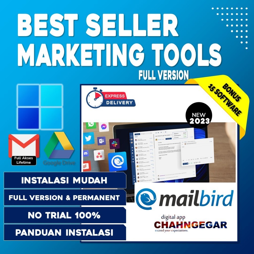 Jual MailBird 2023 Full Version Software Pengelola Email | Shopee Indonesia