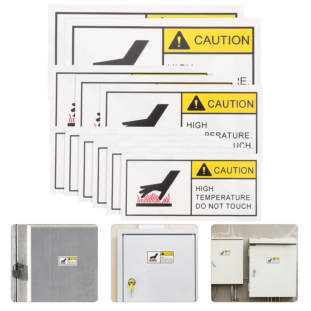 Jual Hot Warning Label Careful with Stickers Do Not Touch Sign ...