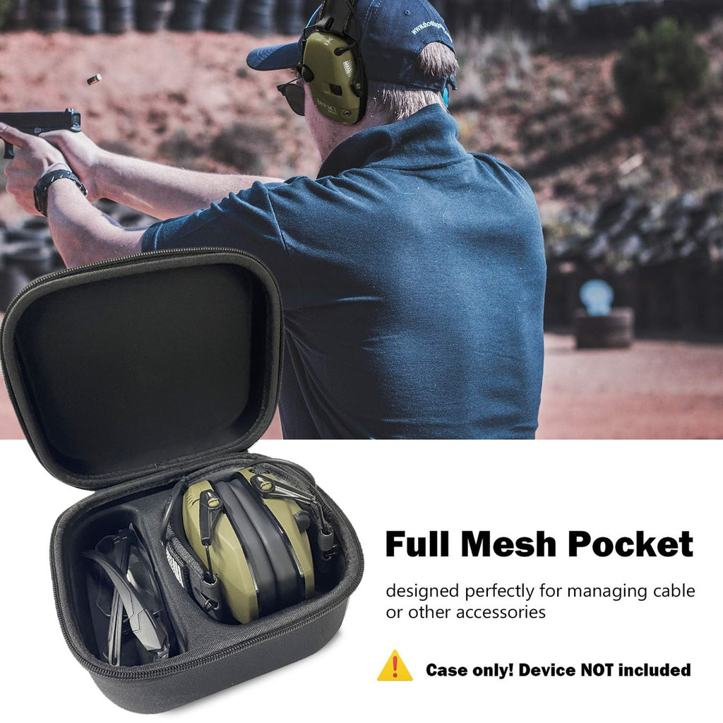 Jual Hard Storage Travel Case for Electronic Shooting Earmuffs ...