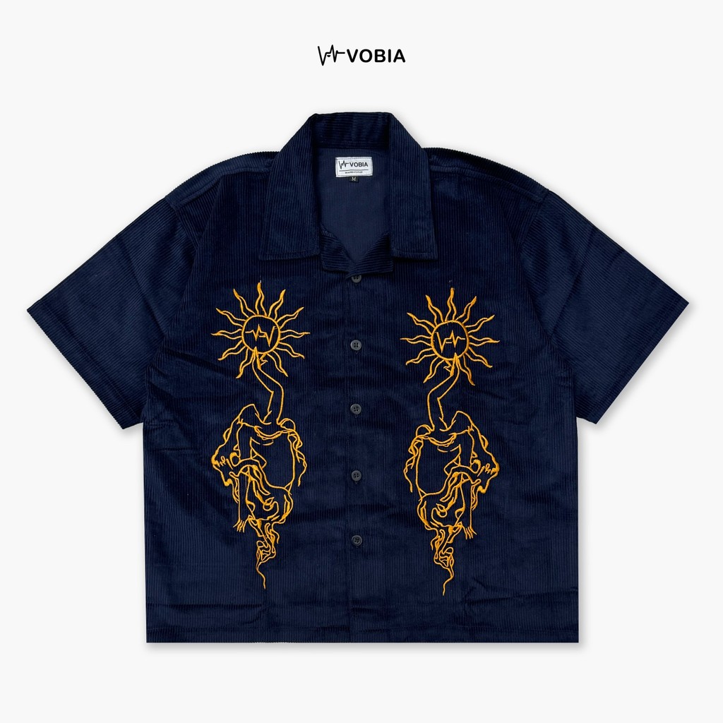 Jual Vobia Shirt - Work Shirt Corduroy Boxy - Aphrodite | Shopee Indonesia